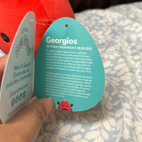 Squishmallows | Toys | Nwt Georgios The King Crab Squishmallow | Poshmark